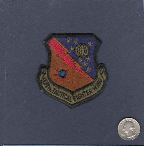 Original 474th TFW F-111 AARDVARK USAF Subdued Fighter Bomber Squadron ...