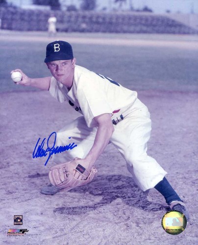 Don Zimmer (d.) w/ Brooklyn Dodgers- signed 8x10 photo INPERSON w/COA ...