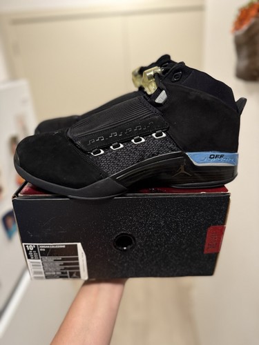 JORDAN 17 RETRO Countdown Pack CDP Black Size 10.5 2008 322721-001 NEW ...