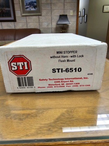 NEW IN BOX STI-6510 MINI STOPPER WITHOUT HORN WITH LOCK FLUSH MOUNT | eBay