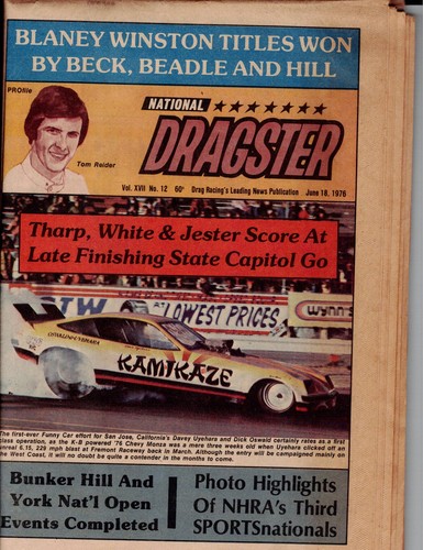 National Dragster June 18, 1976 | eBay
