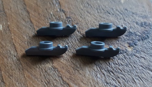 4X Lego 18754 - Minifigure Patin à Glace (silver) / Footgear Ice Skate ...