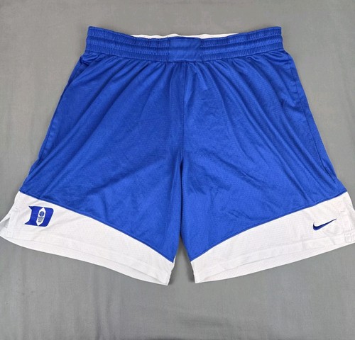 Nike Dri Fit Duke Blue Devils Basketball Shorts Men's XL NCAA Blue Logo ...
