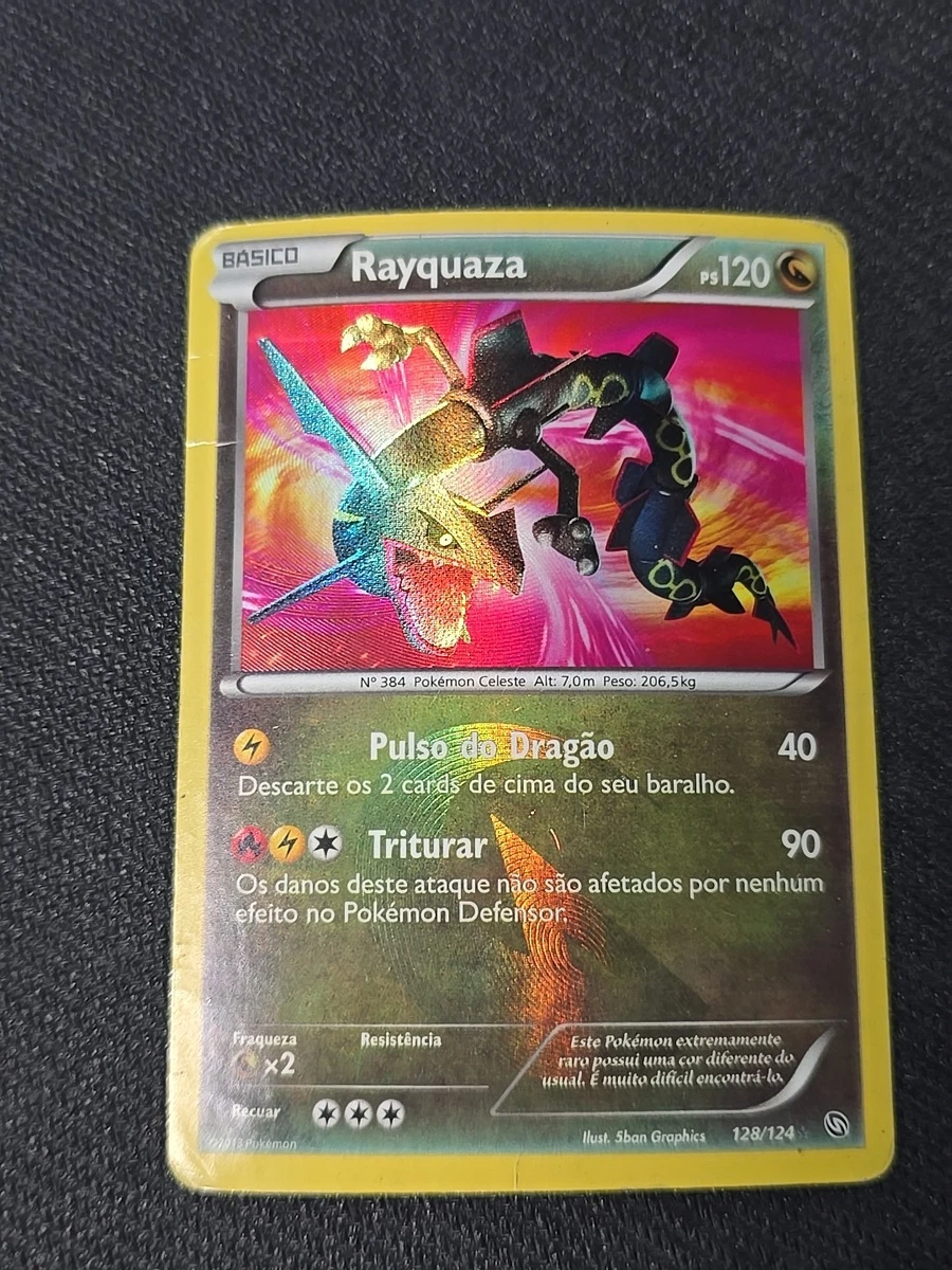 Shiny Rayquaza Card Dragons Exalted