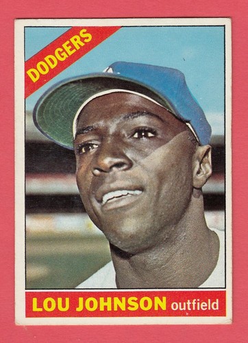 1966 Topps #13 Lou Johnson -- Dodgers -- Box 118-503 | eBay