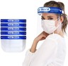 10-Pack Face Shield Reusable Washable Protective Cover Clear Mask Anti ...