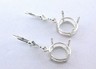 Pair of Sterling Silver Pre-Notched Earring Extenders for Five 2.5mm ...