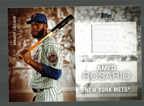 2020 Topps Major League Materials #MLMARO Amed Rosario | eBay