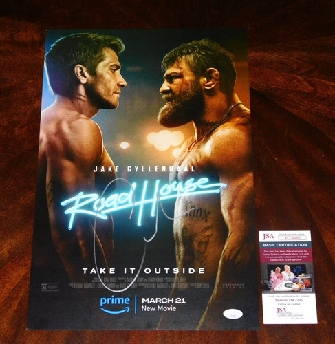 CONOR MCGREGOR "KNOX" SIGNED 12X18 MOVIE ROAD HOUSE POSTER UFC MMA ...
