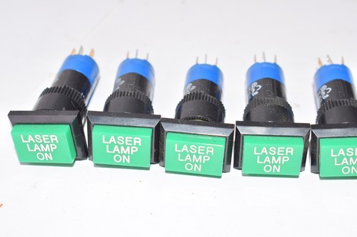 Lot of 5 Laser Lamp On Plugs, Switches, Lamp Switches, Green 60V 1.2W ...