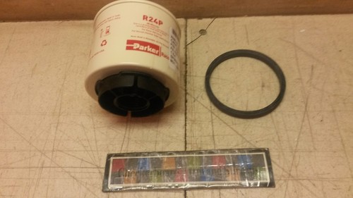 NOS Parker Racor Diesel Marine Engine Spin-On Filter Element R24P 30 ...