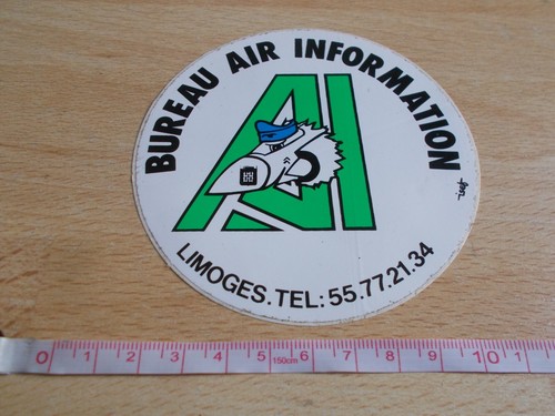 Sticker Office Air Information Limoges | eBay