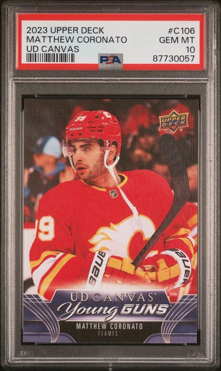 Matthew Coronato 2023 Upper Deck #C106 Young Guns Canvas Price Guide ...