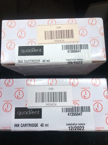 Quadient Ink Cartridges for IS3-4 Series Postage Meter (set of 2) FREE ...