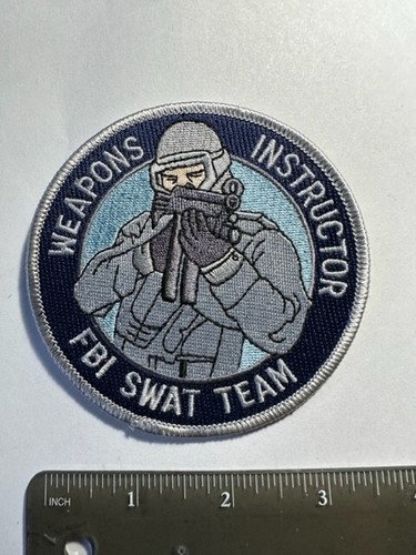 FBI Instructor Patch, no hook and loop backing | eBay
