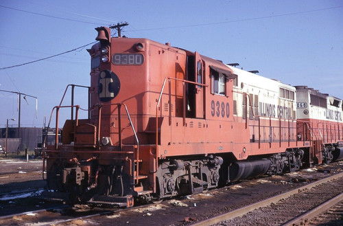 Illinois Central GP9 # 9380 @ Jackson, MS 10/16/1973 | eBay