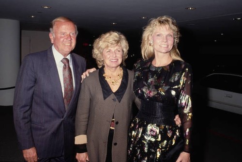 Cathy Lee Crosby and Dick Van Patten attend an event 1990s Old Photo | eBay