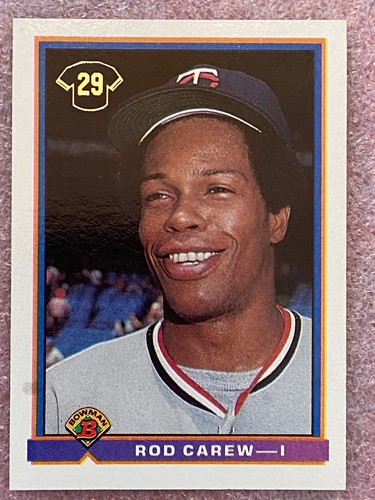 1991 Bowman #1 Rod Carew Minnesota Twins ROY | eBay