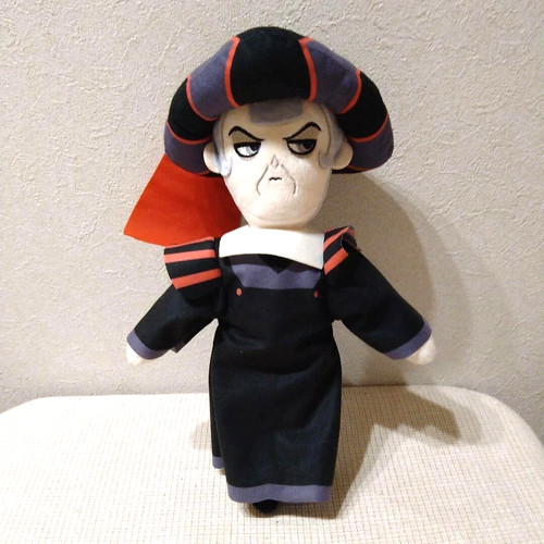 Disney Villains Dolly Clasica Plush Doll 27cm Claude Frollo SEGA 2024 ...