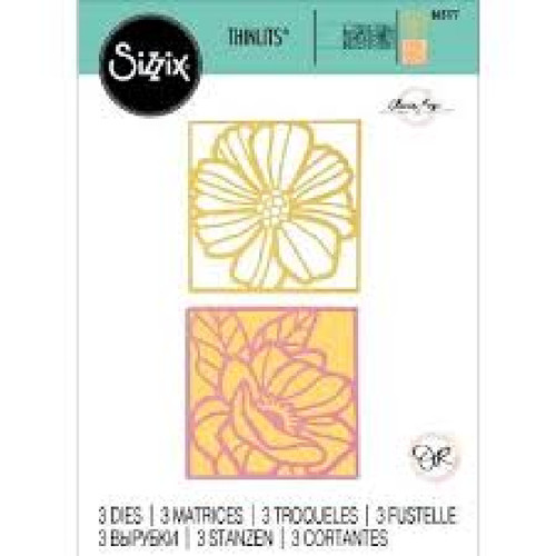 SIZZIX - METAL CUTTING DIE - FLORAL CARD FRONTS - 665177 | eBay