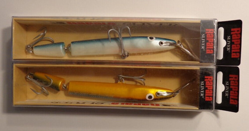 Lot of 2 New & Different Rapala Sliver SL-13 Fishing Lures Discontinued ...