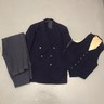 Men's Vintage Grey Stroller Jacket Stresemann Morning Dress Day Wedding ...