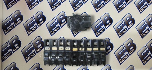 FPE NB120 (NB111020), (10) 20 Amp, 120 Volt, 1 Pole, Circuit Breaker ...