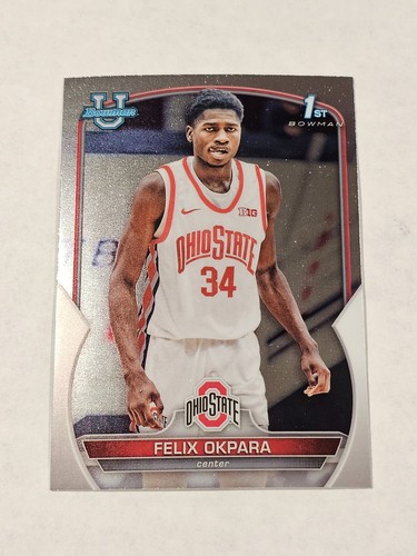2023 Bowman University Chrome #94 Felix Okpara 1st Bowman | eBay