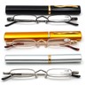 Classic Compact Reading Glasses Readers Travel Slim Design with Case | eBay