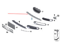 Genuine BMW F55 F56 F57 3 doors Rear Fog Light Finisher Trim OEM ...