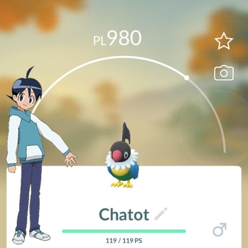 Pokémon GO 🗺️ Chatot 🗺️ Regional - Registered or Not Registered Trade ...