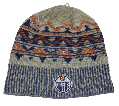 Edmonton Oilers Cuffless Reebok Knit Hat - Osfa | eBay