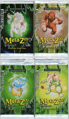 Metazoo Wilderness 1st Edition Booster Packs - Art Set Of 4 - New ...