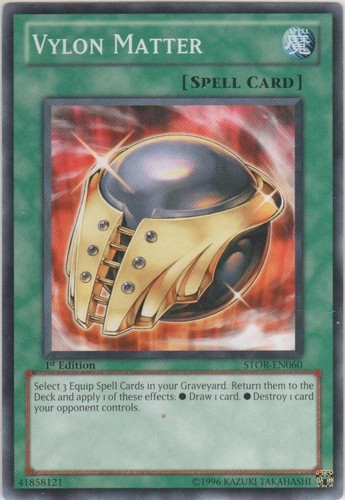 3 x Vylon Matter - STOR-EN060 - Common - 1st Edition Near Mint, English ...