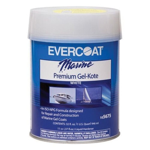 EVERCOAT 105675 Premium Gel-Kote, 1 qt Can, High Gloss White, Paste | eBay