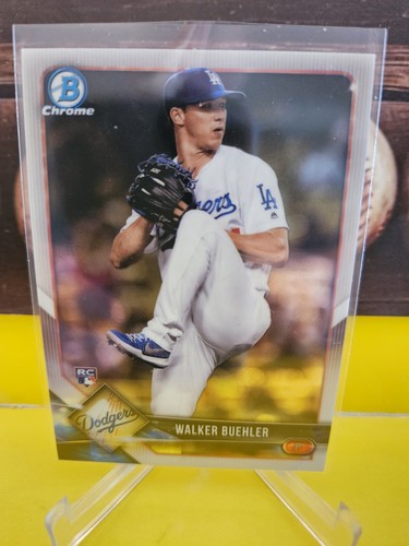 2018 Bowman Chrome #34 Walker Buehler RC - Los Angeles Dodgers | eBay