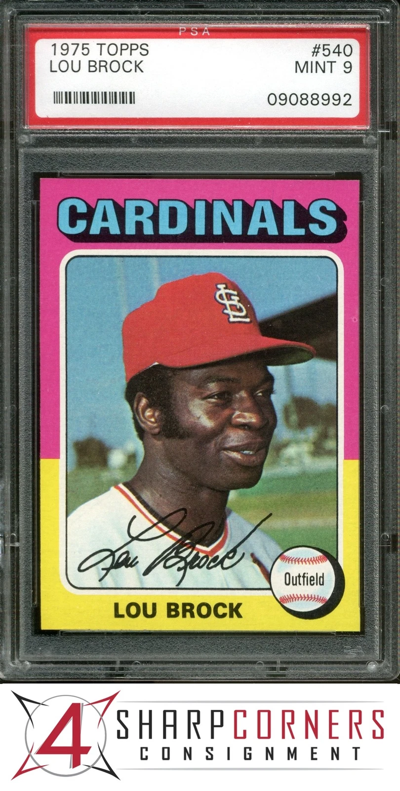 Lou Brock 1975 Topps #540 Base Price Guide - Sports Card Investor