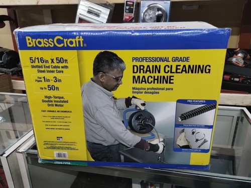 BrassCraft BC2040 Drain Cleaning Machine Pipes Plumbing - Blue ...