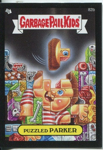 Garbage Pail Kids Mini Cards 2013 Black Parallel Base Card 82b Puzzled ...