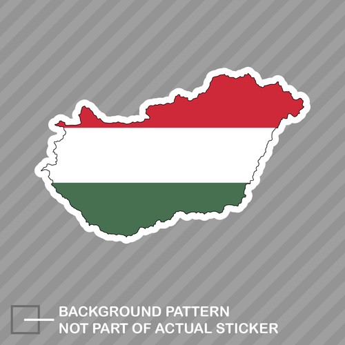 Hungarian Shaped Hungary Flag Sticker Decal Vinyl country pride | eBay