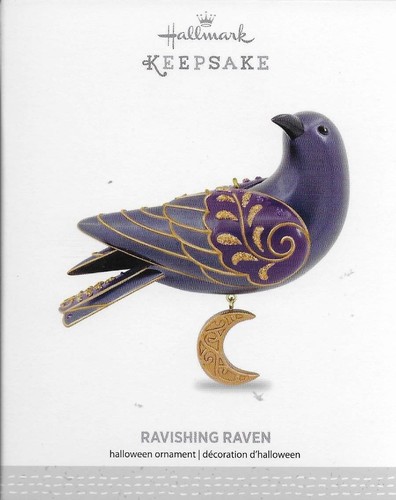 Hallmark Ravishing Raven Ornament Bird 2017 NEW Halloween | eBay