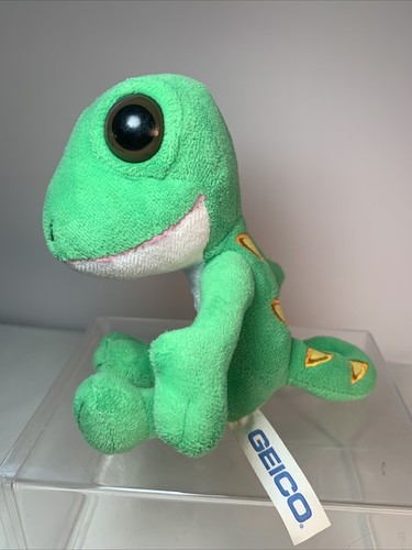 Geico Martin The Gecko Mascot Plush 5” Inch Green Gecko | eBay