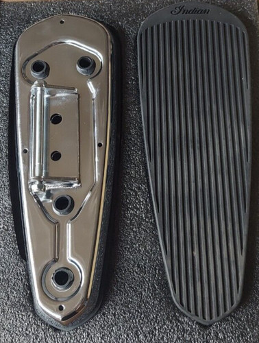 Pair of OEM Indian Motorcycle Stock Driver Floorboards with Mounts ...