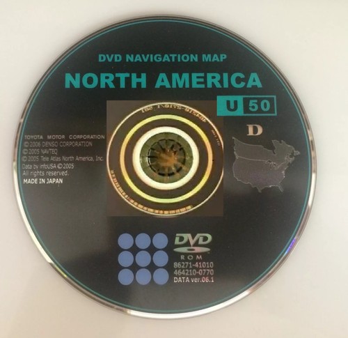 TOYOTA AVALON 2007 2008 2009 2010 GPS NAV NAVIGATION MAP DVD DISC | eBay