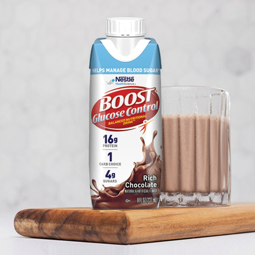 BOOST Glucose Control Nutritional Drink Protein Shakes, 8 fl oz, 6-24 ...