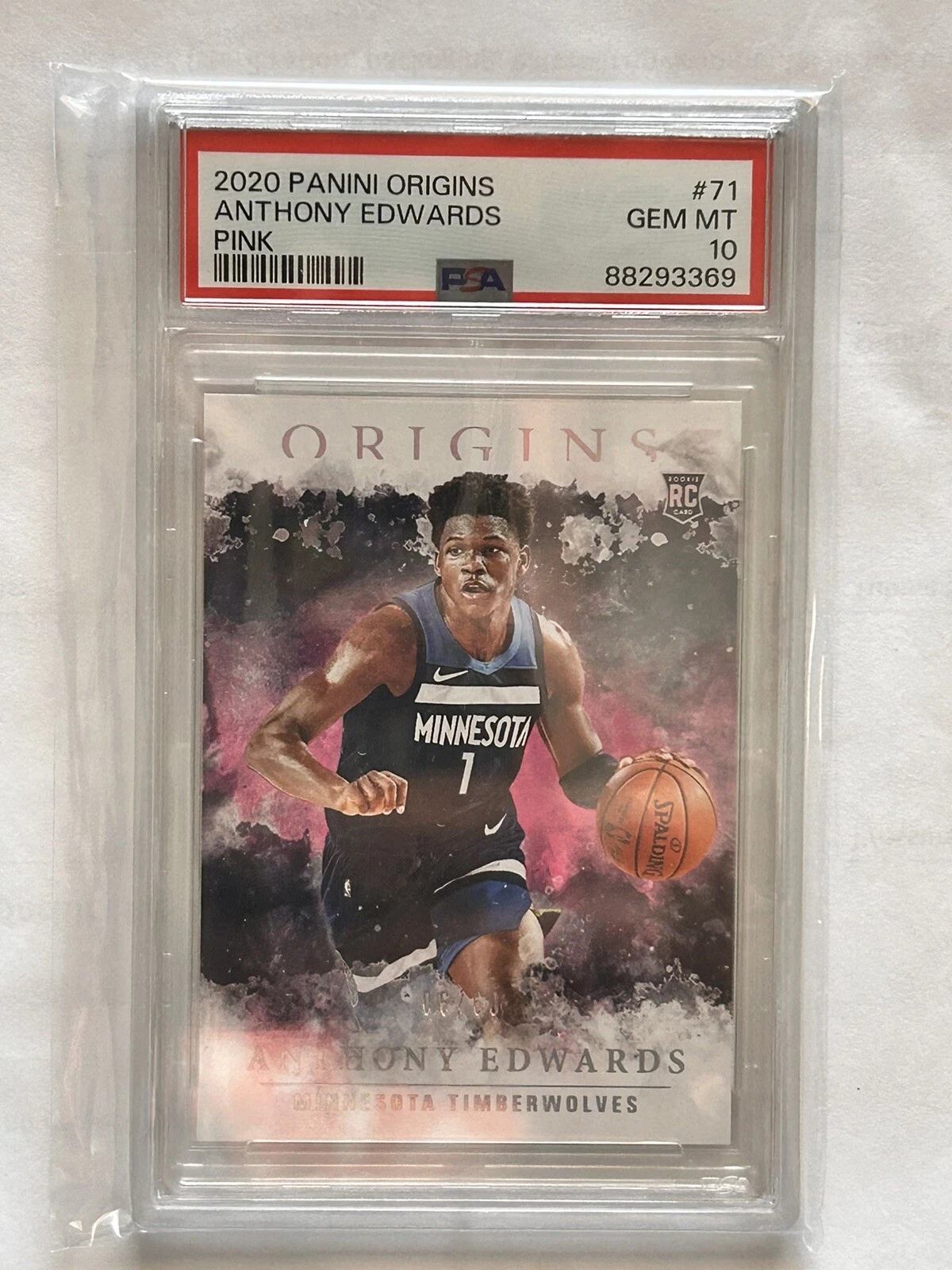 Anthony Edwards 2020 Origins #71 Pink /60 Price Guide - Sports Card ...