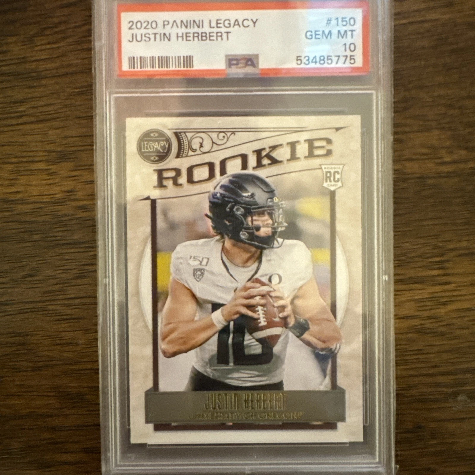 Justin Herbert 2020 Legacy #150 Base Price Guide - Sports Card Investor