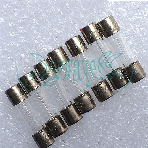 5PCS BUSSMANN GMA 5A 125V Fast Blow (Quick Acting) GLASS Fuses F5A ...