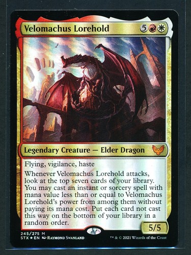Velomachus Lorehold - Foil - Magic MTG 2021 Strixhaven: School of Mages ...