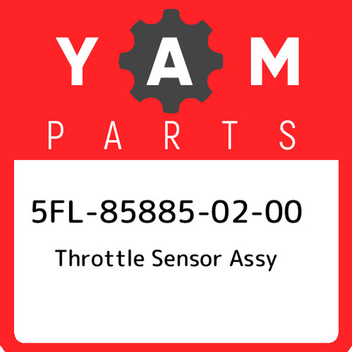 5fl-85885-02-00 Yamaha Throttle Sensor ASSY 5FL858850200 Genuine OEM ...